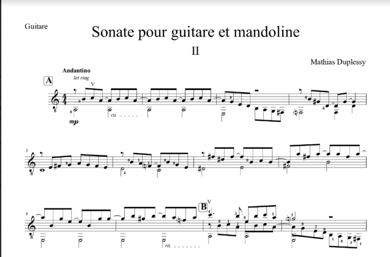 Mathias Duplessy | Partitions - Mathias Duplessy